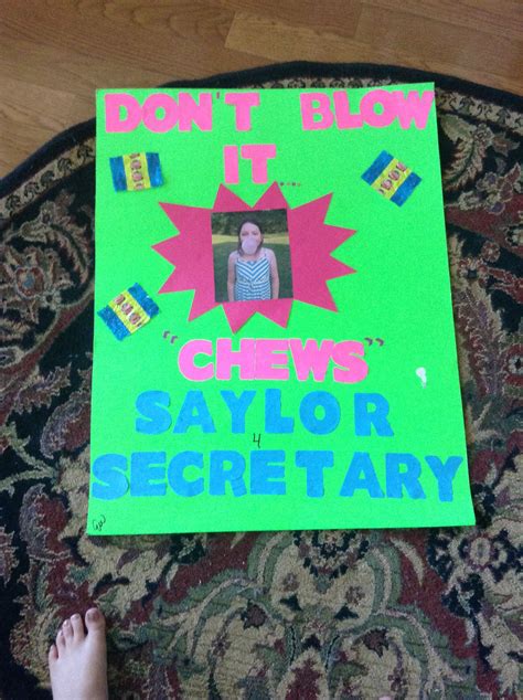 Student Council Election Posters For Secretary