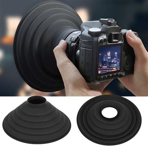 Collapsible Rubber Lens Hood Folding Lens Hood For Camera Lens Camera