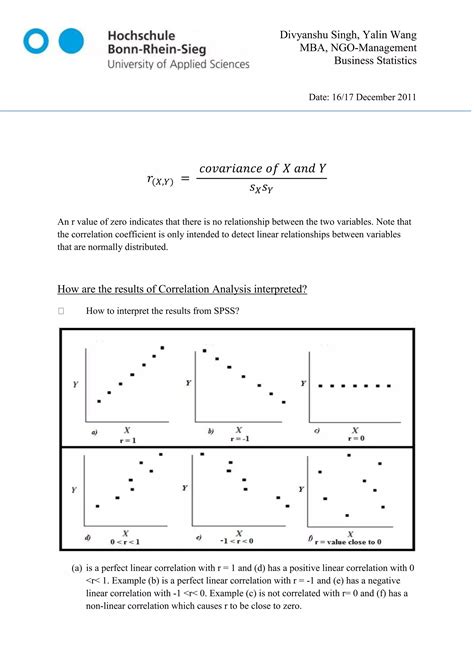Correlation Analysis Pdf