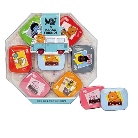 Impact Kakao Friends Mint Candy Set 7 Tins Mayday Mall Mayday Mall