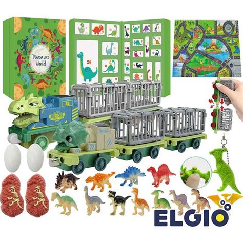 Promo Mainan Kereta Dinosaurus Miniatur Dino Train Complete Set Box