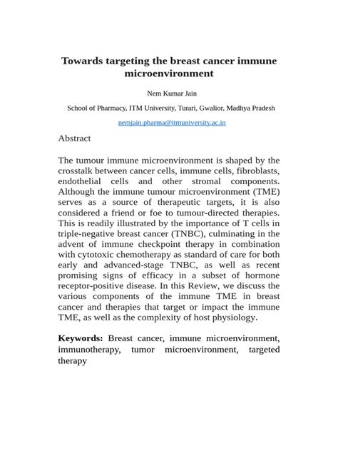 Nk Jain Sop 2 Pdf Immunotherapy Biomarker