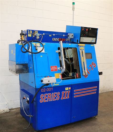 Omniturn GT 75 Series III CNC LATHE Ref No 162261 Machinery Values
