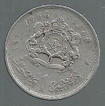 Marruecos 1 Dirham 1968 Km Y 56