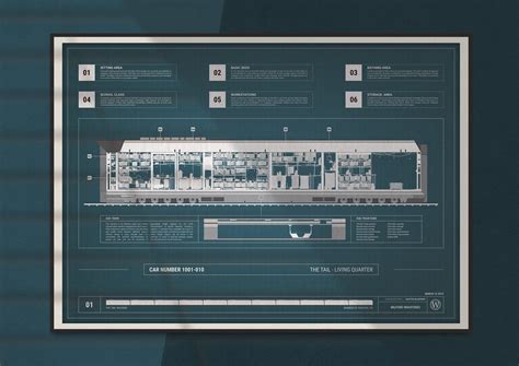 Train Wagon Blueprint Snowpiercer Fanart Etsy