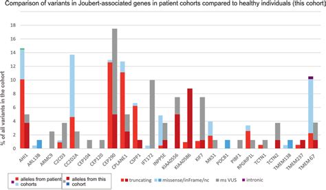 Comparison Of Variants Per Gene And Variant Type In Joubert Download Scientific Diagram