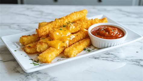 Cheesy Polenta Fries With Marinara Chopped