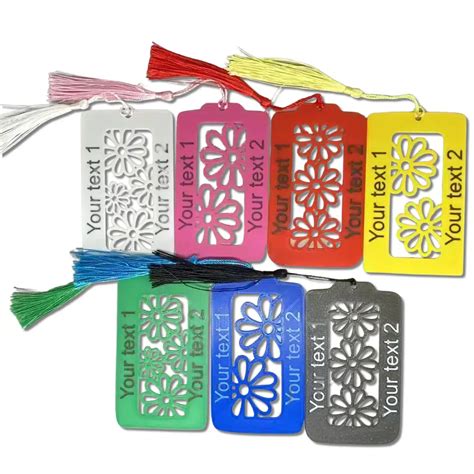 Personalised Unique Daisy Bookmark 3d Joy