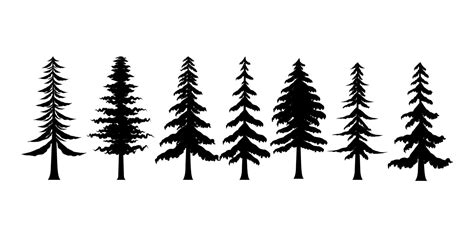 Forest Tree Silhouette