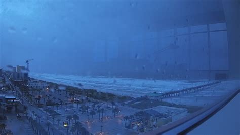 Jacksonville Beach Timelapse Of Weather Conditions Due To Hurricane
