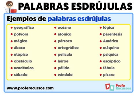 Palabras Esdrújulas Cuándo Llevan Tilde Reglas De Acentuación