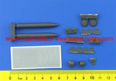 Us Torpedoes Mk 54 Version For Helicopters 2 Pcs Metallic Details Mdr4850