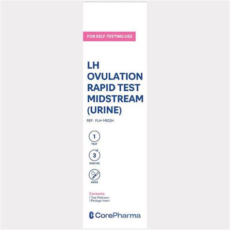 Buy Corepharma Ovulation Lh Rapid Test Midstream Online At Epharmacy®