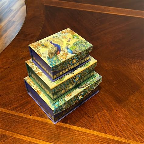 Punch Studio Storage And Organization Punch Studio Peacock Nesting