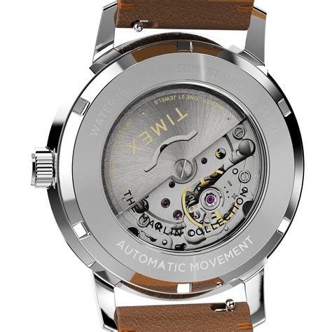 Timex Marlin Men Natural Round Dial Automatic Analog Watch Tw2w59300