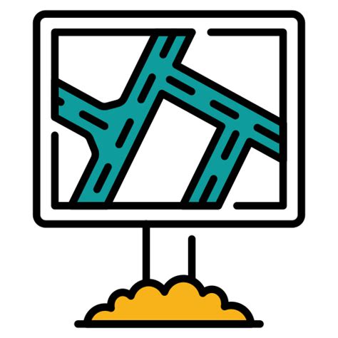 Map Board Generic Color Lineal Color Icon