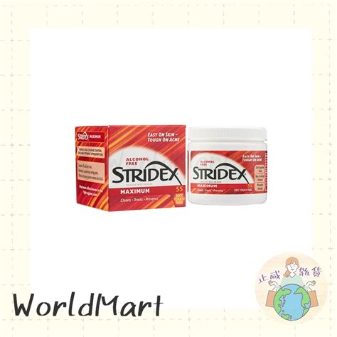 Stridex 水楊酸抗痘去黑頭潔面片55片不含酒精 美容＆個人護理 健康及美容 消毒 Carousell