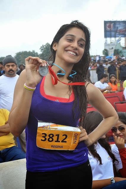 Regina Cassandra In Tight Pants At Hyderabad 10k Run Electrihot