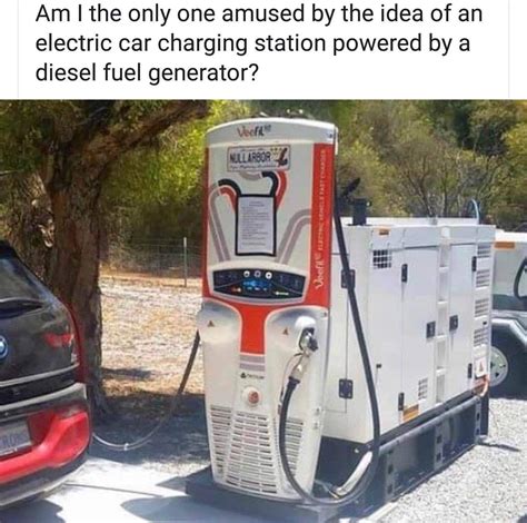 Funny Car Memes Electric Car Charging Station