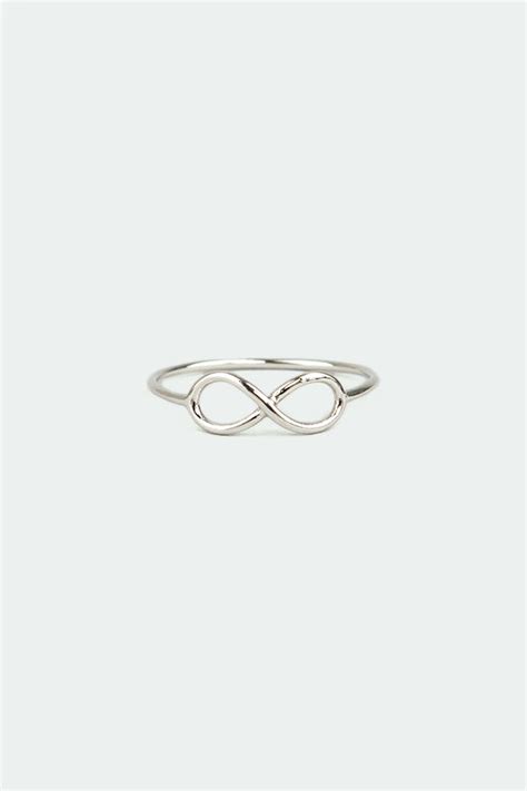 Cute Silver Ring Infinity Ring 1000 Lulus