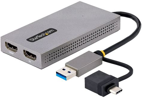 Startech Usb Hdmi Dual Monitor Adapter 107b Usb Hdmi Ab 43 58
