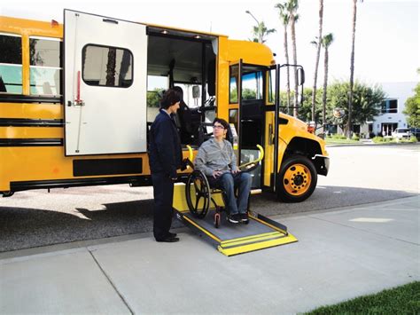 Wheelchair Lift School Bus Functionality And Convenience The Latest In Wheelchair Lifts Kwob
