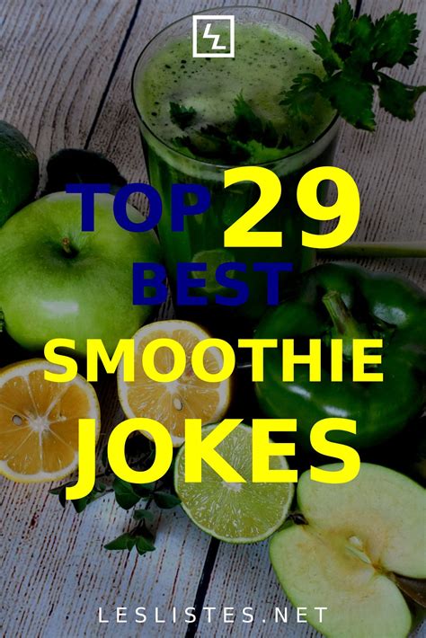 The Top 29 Smoothie Jokes For National Smoothie Day Artofit