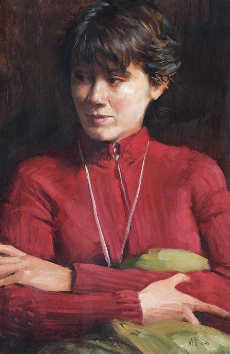 Leng Jun Portrait Of Xiao Jiang 2011 Mutualart