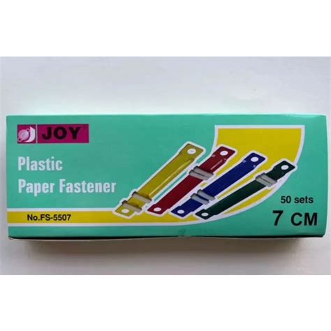 Wells Plastic Paper Fastener Assorted Color Wl 2262 Shopee Philippines