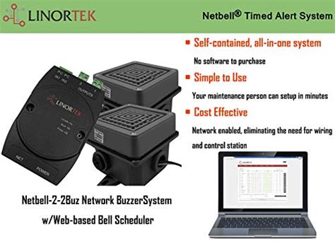 Linortek Netbell 2 2buz Tcpip Network Break Buzzer System With Two 4