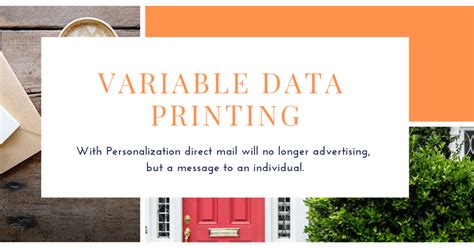 How Variable Data Printing Vdp Works Variable Data Printing