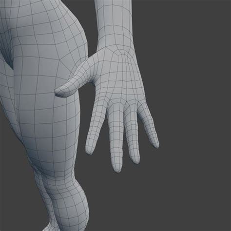 Woman Character Base Mesh Rigged D Model Character Base Female Characters D Model