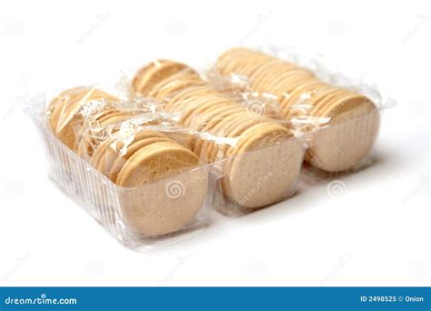 Individually Packed Biscuits Stock Image Image Of Baked Tasty 2498525