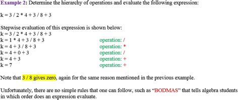 Hierarchy Of Operators In C C Programing Engineerstutor