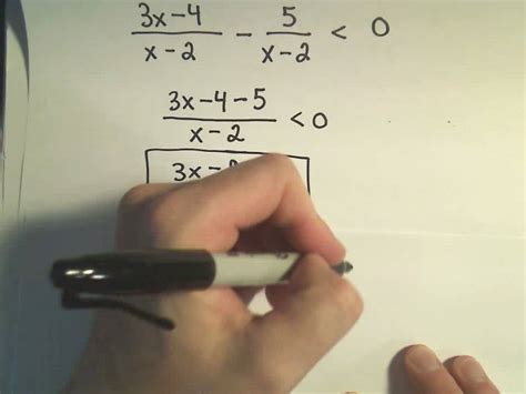 Solve Rational Inequality