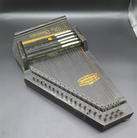 Vintage Antique Zither The Favorite Autoharp Zither Made In Usa In The Early 1900s By