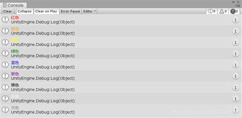 总结 Unity Console面板的问题汇总unity Debuglog 占位符 Csdn博客