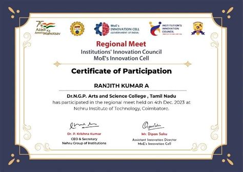 Ranjith Kumar On Linkedin Today I Have Attended Iic Regional Meet Of