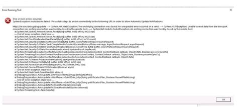 Debugdiag Error Systemexception Autoupdate Failed