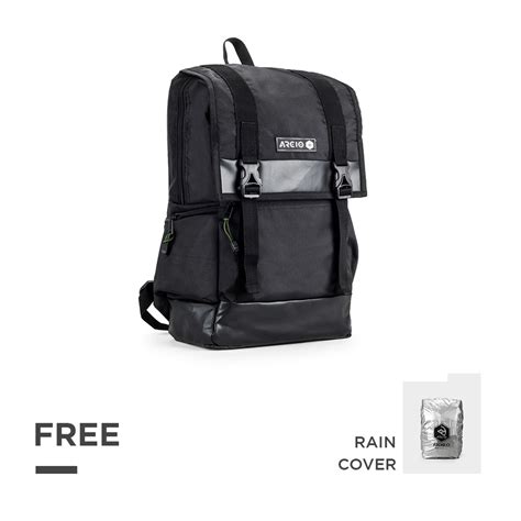 Jual Tas Sekolah Arcio Jason Black Totosuryo X Arcio Bag Gratis Rain Cover Tas Kuliah Tas