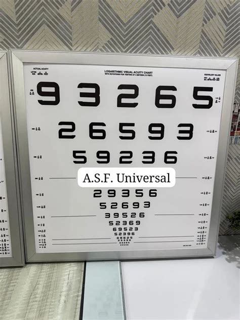 Alphabets Asf Logmar Led English Chart Metal At ₹ 5800piece In New Delhi Id 2855201050391