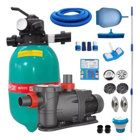 Kit Filtro Piscina Alvenaria Até 30000 Litros Completo Mercadolivre 📦