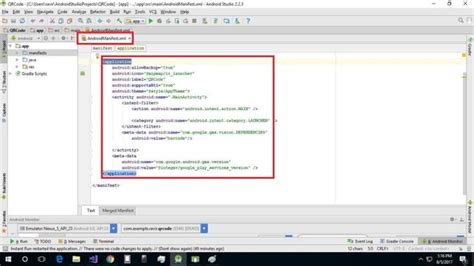 Qr Code Scanning Using Android Studio