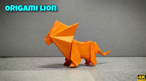 Origami Lion Instructions Origami Lion Face Paper And Card