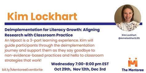 Deimplementation For Literacy Growth The Mentoree