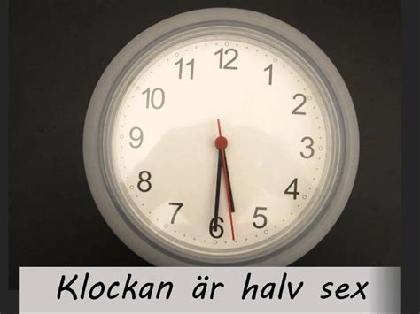 Klockan Hel Och Halv Tid Rezepte Clock