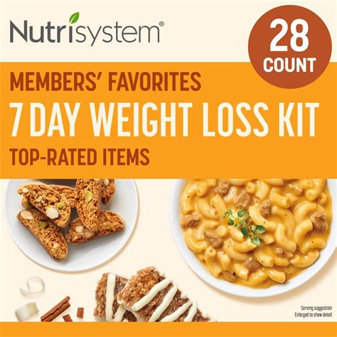 Nutrisystem Members Favorites 7 Day Weight Loss Kit 28 Delicious