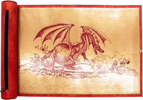 Up Dice Scroll Dnd 50th Anniversary Dragon Guild