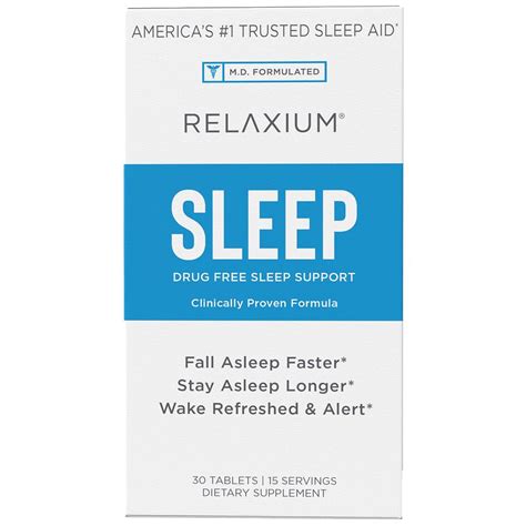 Relaxium Sleep Tablets Walgreens