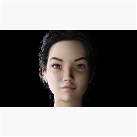 Realistic Cute Woman In Bikini 3d Model Download Character On